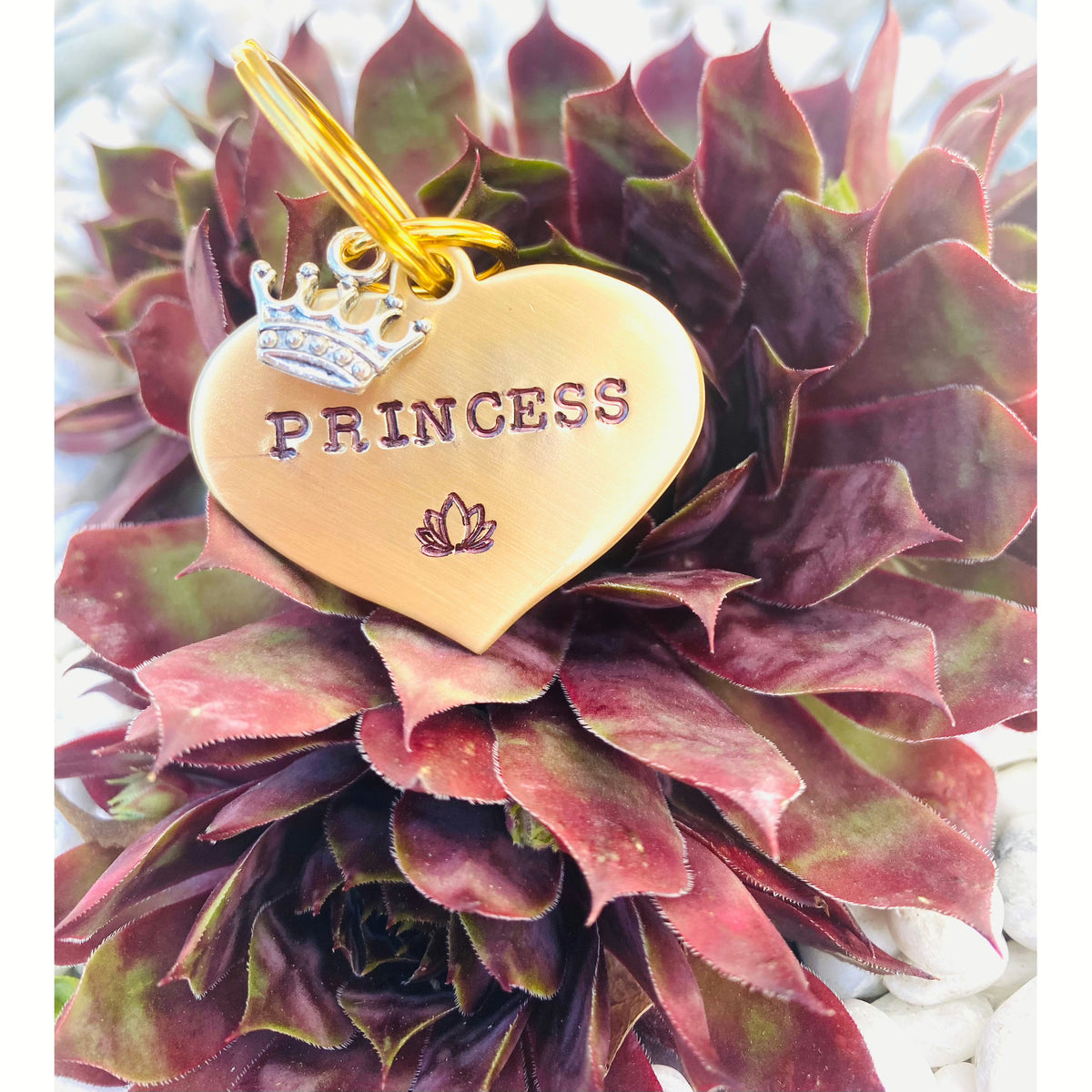Handstamped Dream Dog Tags w/ Charm – Dream Dog Designs